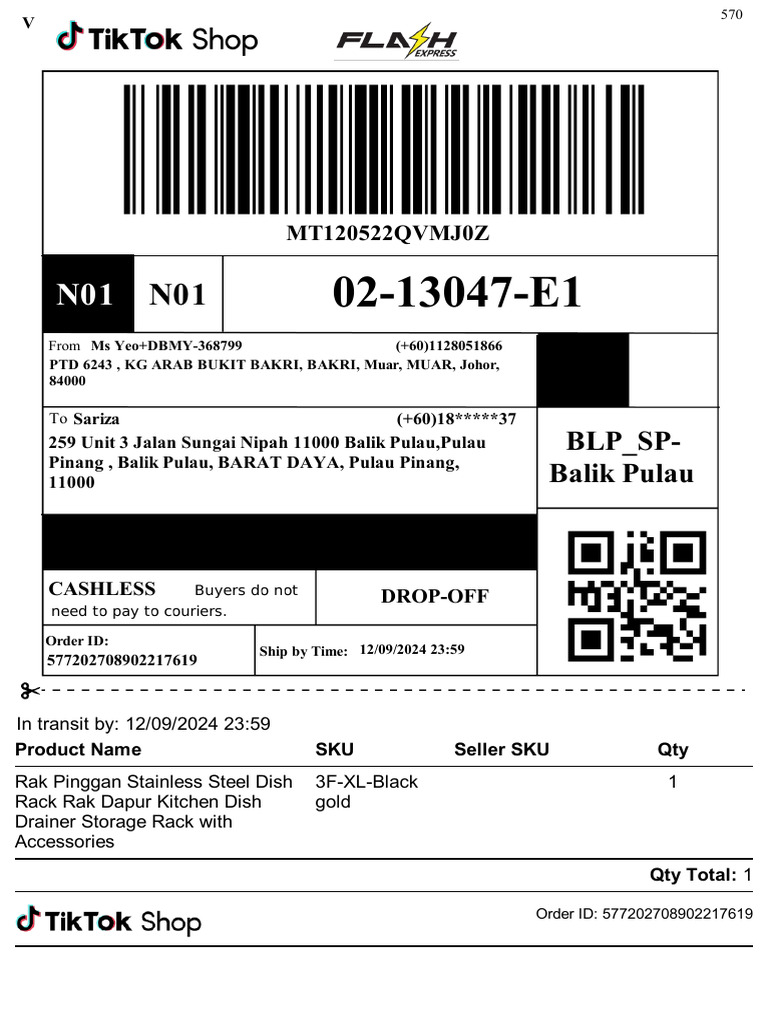 09-10 - 14-23-45 - Shipping Label+packing List | PDF