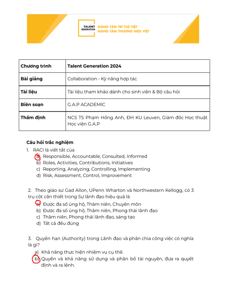 Collaboration Handouts | PDF