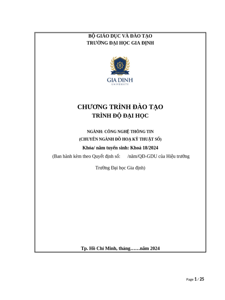 CTĐT - CNTT - DHKTS K18 | PDF