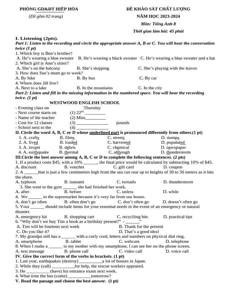 Anh 8 | PDF | Tornadoes | Thunderstorm