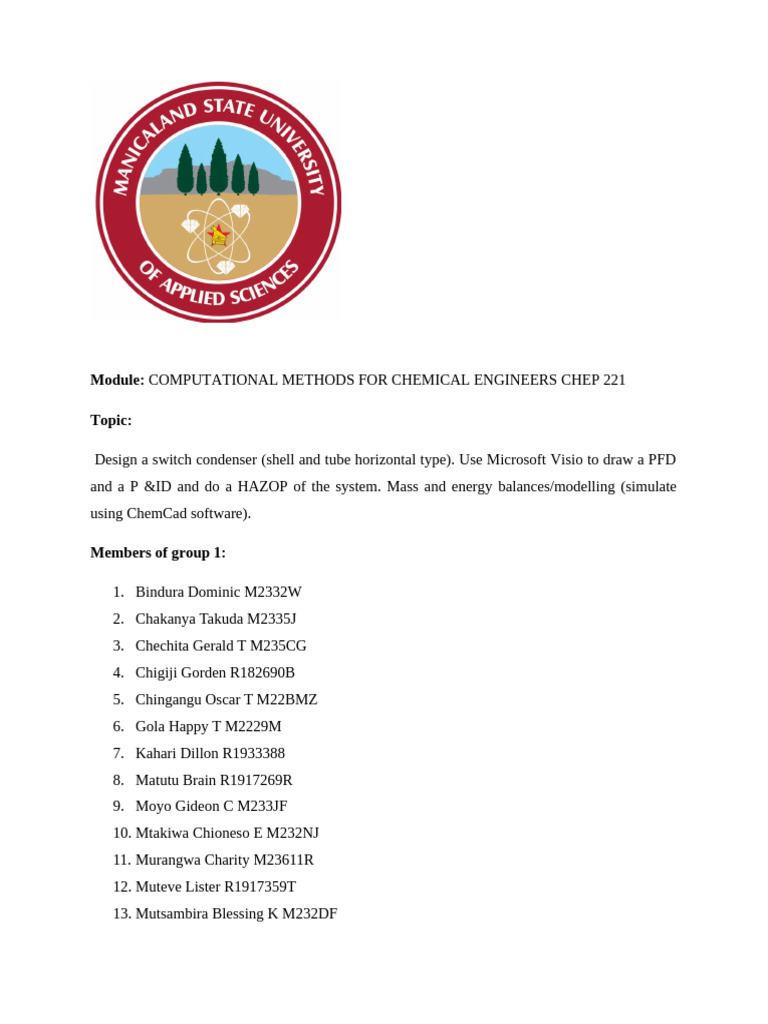 Switch Condenser Design Assignment 2 2024 | PDF | Heat Transfer | Heat ...