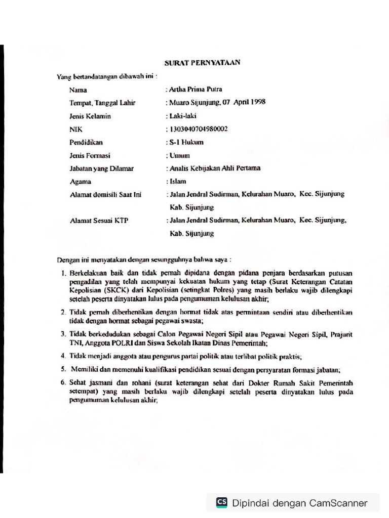 Lampiran III Artha Prima Putra E-materai | PDF