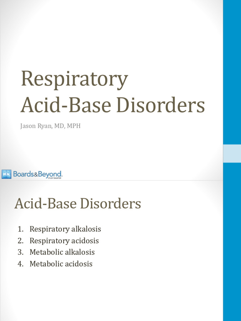 Base Respiratory Acid-Base Disorders Atf | PDF | Metabolic Disorders ...