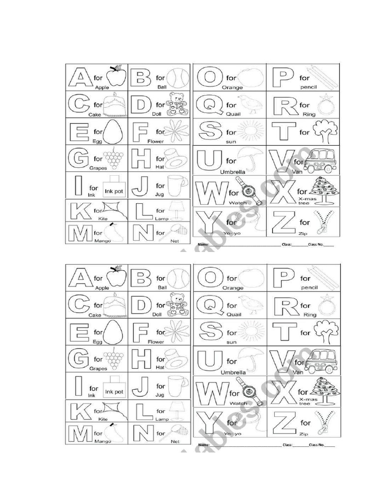 alphabets | PDF