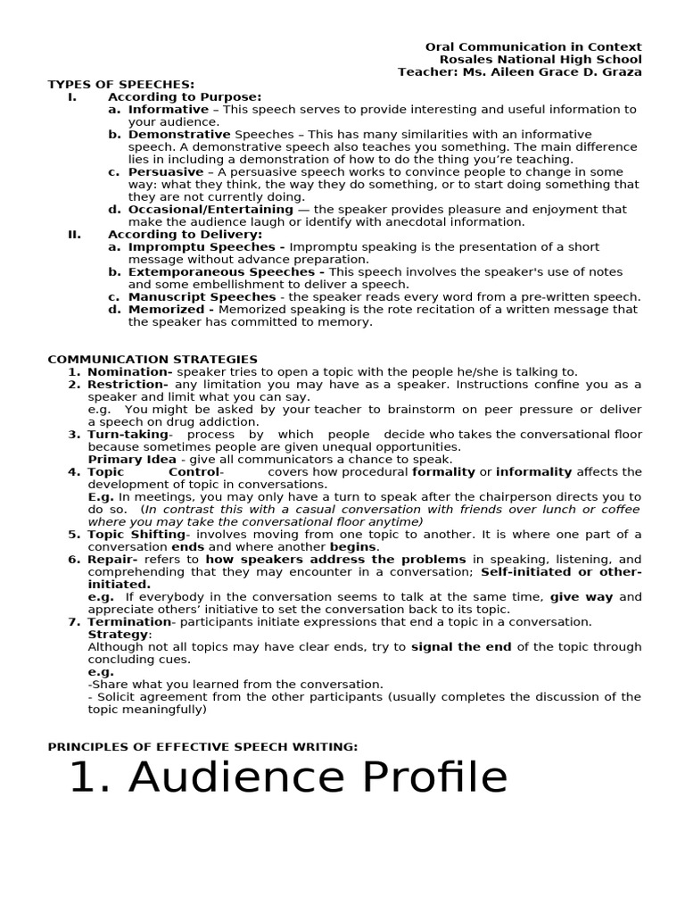 FINAL-REVIEWER-FOR-Q2-ORAL-COMMUNICATION | PDF | Jargon | Speech FINAL-REVIEWER-FOR-Q2-ORAL-COMMUNICATION | PDF | Jargon | Speech