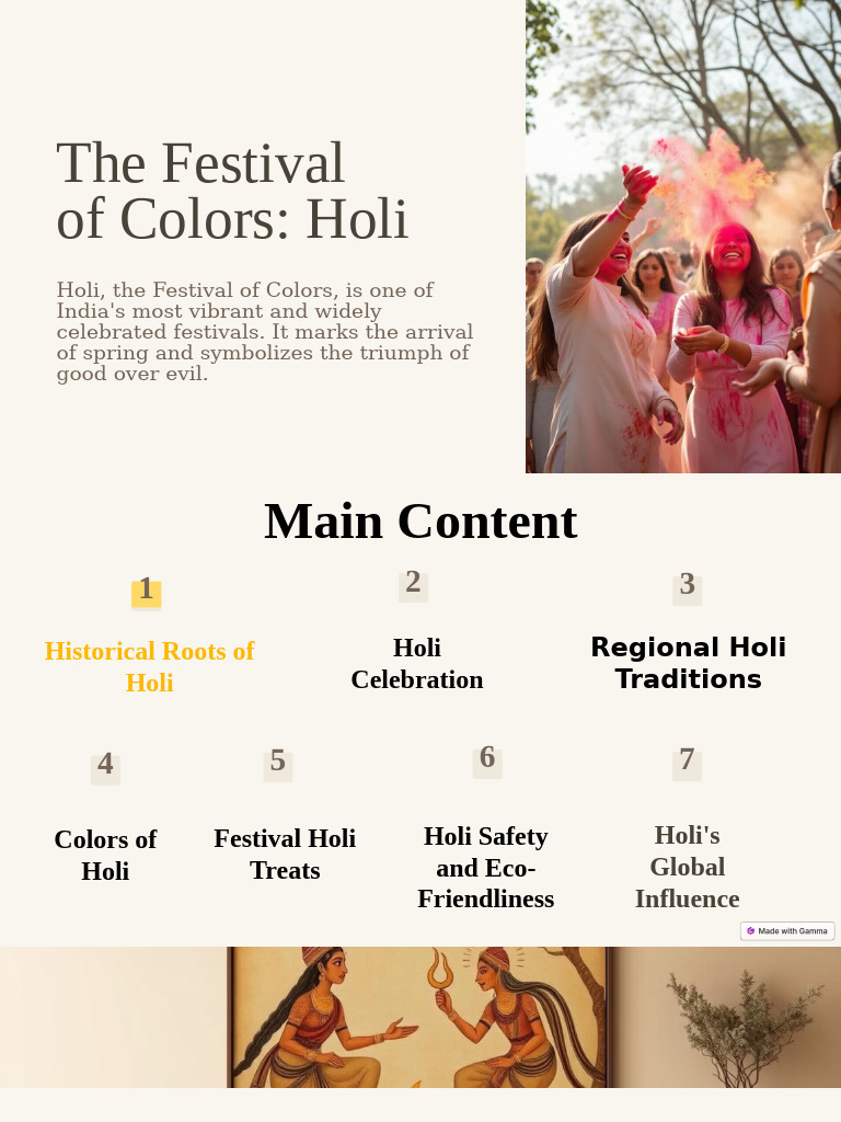 The Festival of Colors Holi | PDF