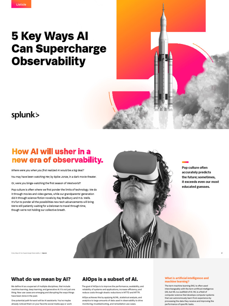 5 Key Ways Ai Can Supercharge Observability | PDF | Artificial Intelligence | Intelligence (AI ...