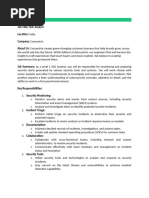 Roles and Responsibilities of L1, L2 and L3 with Scenarios | PDF ...