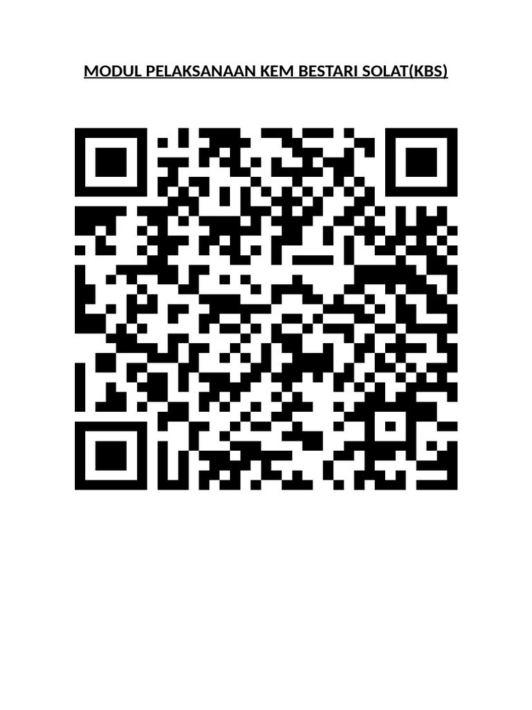 Modul Kbs Qr Code | PDF