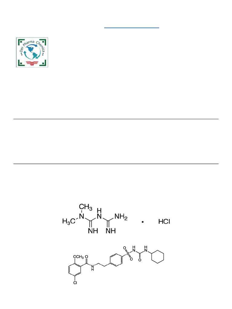 Fast and Simple Method For Assay Determination of Metformin and ...