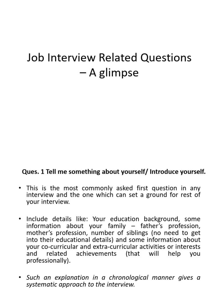 How To Face HR Round Questions | PDF | Résumé | Extraversion And Introversion