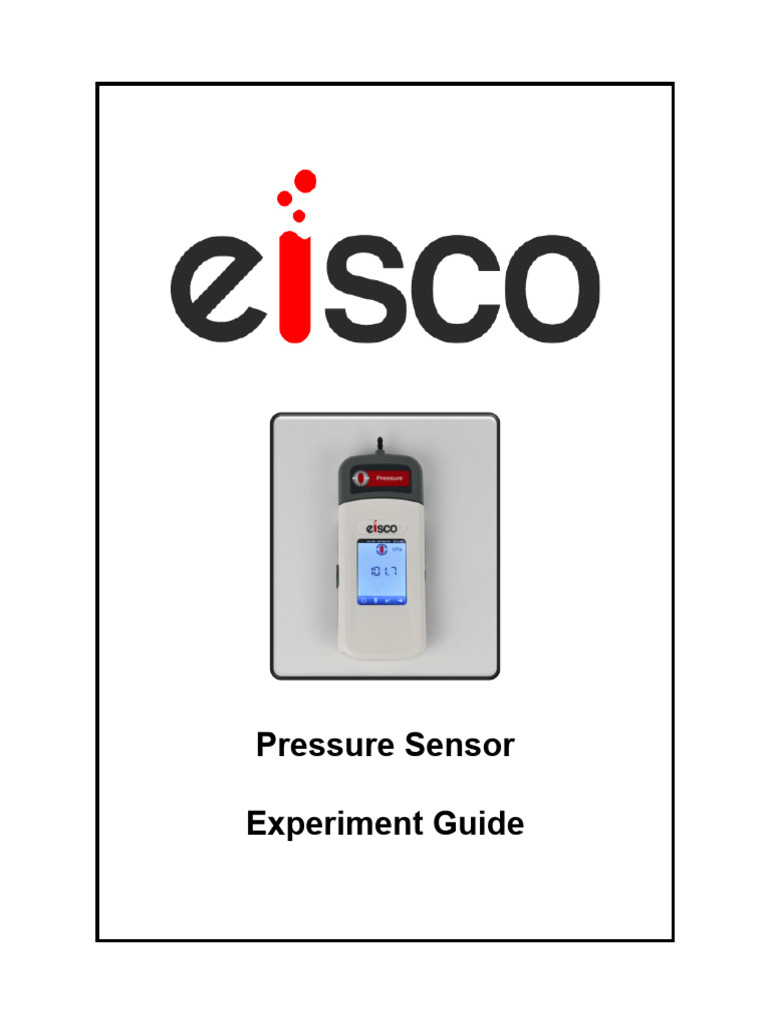 Eis108 Eisco Pressure Sensor | PDF | Gases | Pressure