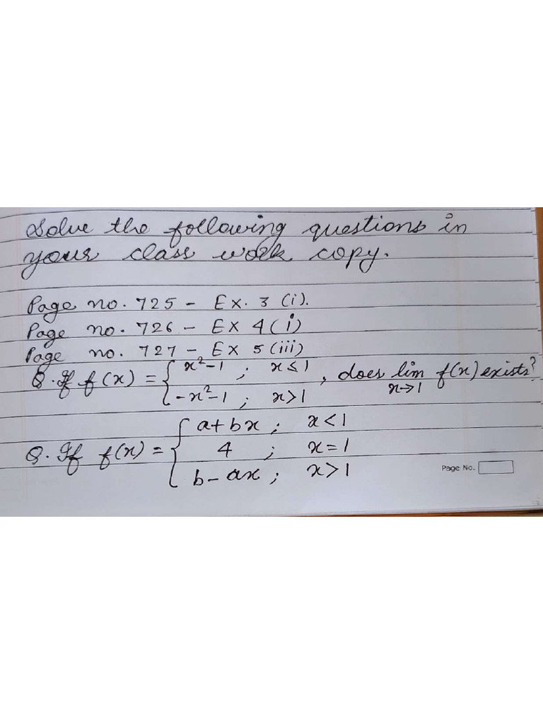 Class 11 ! Limits (RQ) | PDF