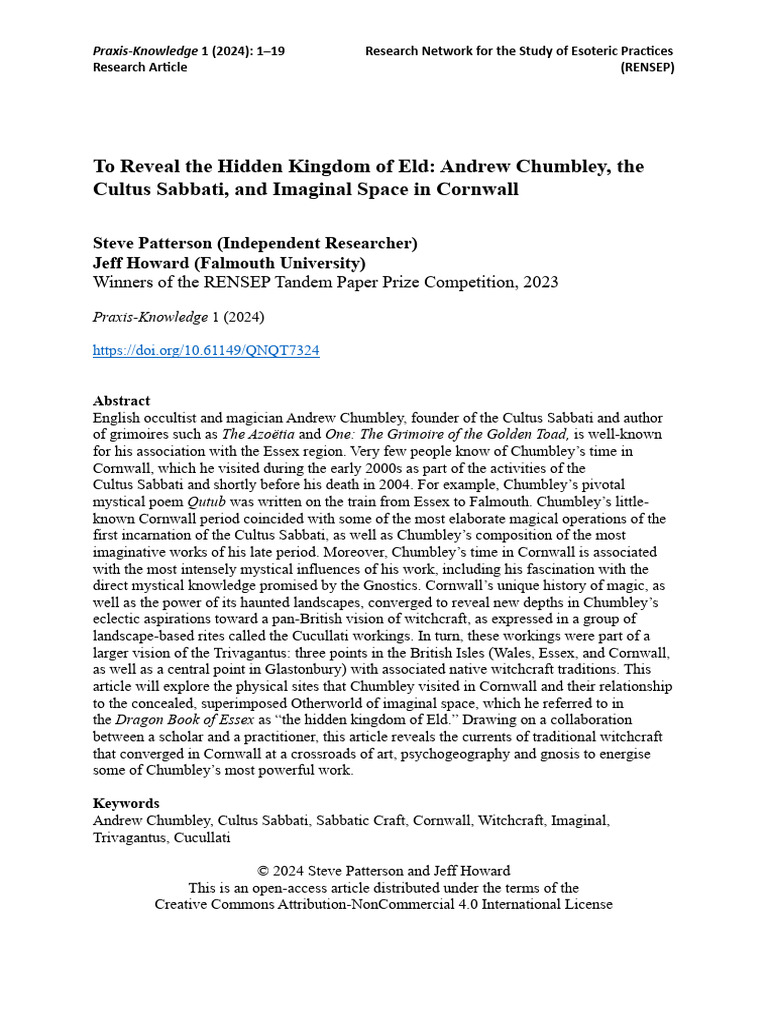 To Reveal The Hidden Kingdom of Eld Andrew Chumble | PDF