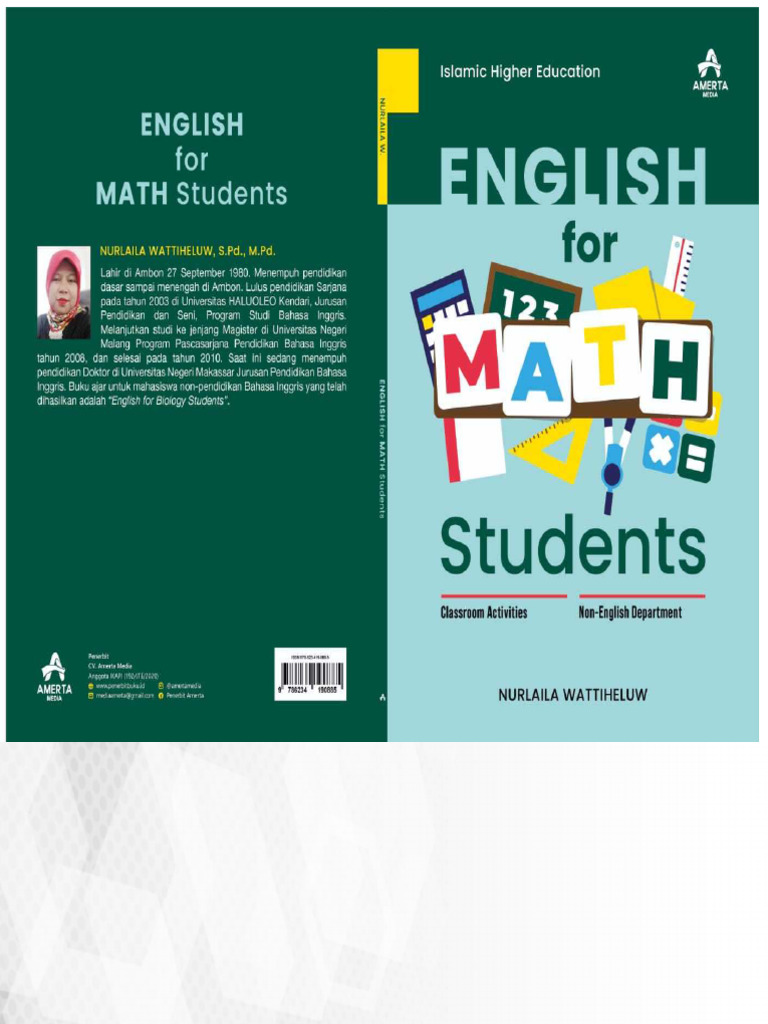 English for Math Students Guide | PDF | Matrix (Mathematics) | Mathematics