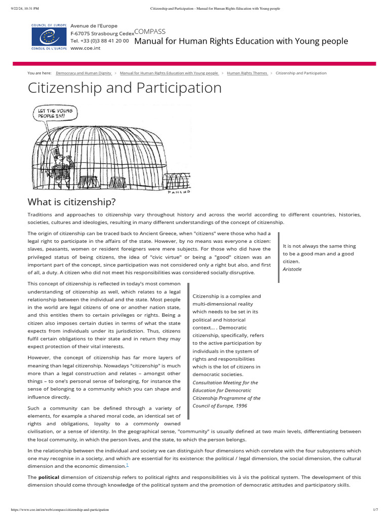 Youth Guide to Active Citizenship | PDF | Citizenship | Nationality
