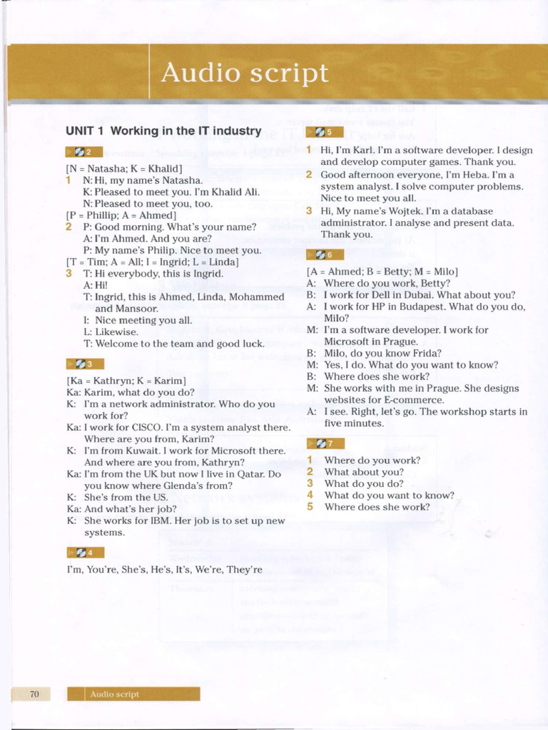 Vocational English IT Level 70 77 | PDF