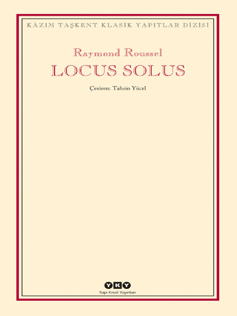 Raymond Roussel - Locus Solus (2019, Yapı Kredi Yayınları) - Libgen ...