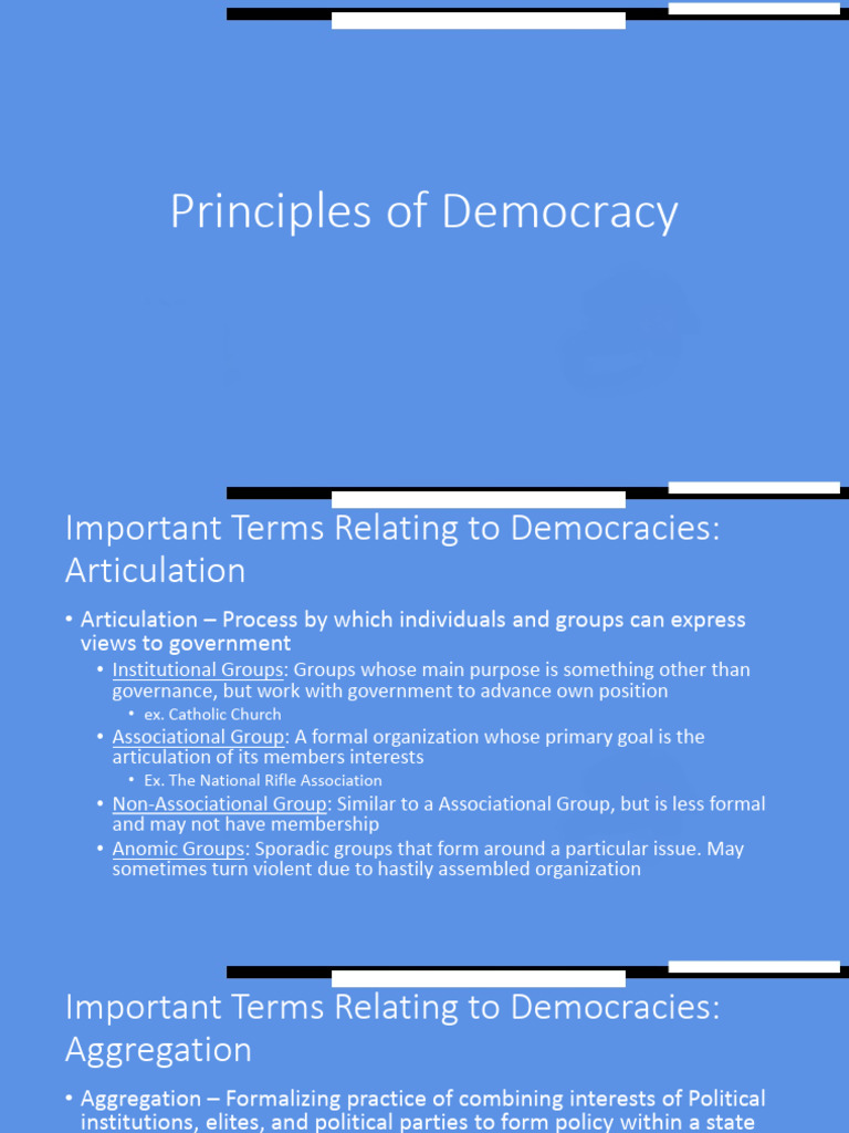 principles_of_democracy | PDF | Democracy | Political Ideologies