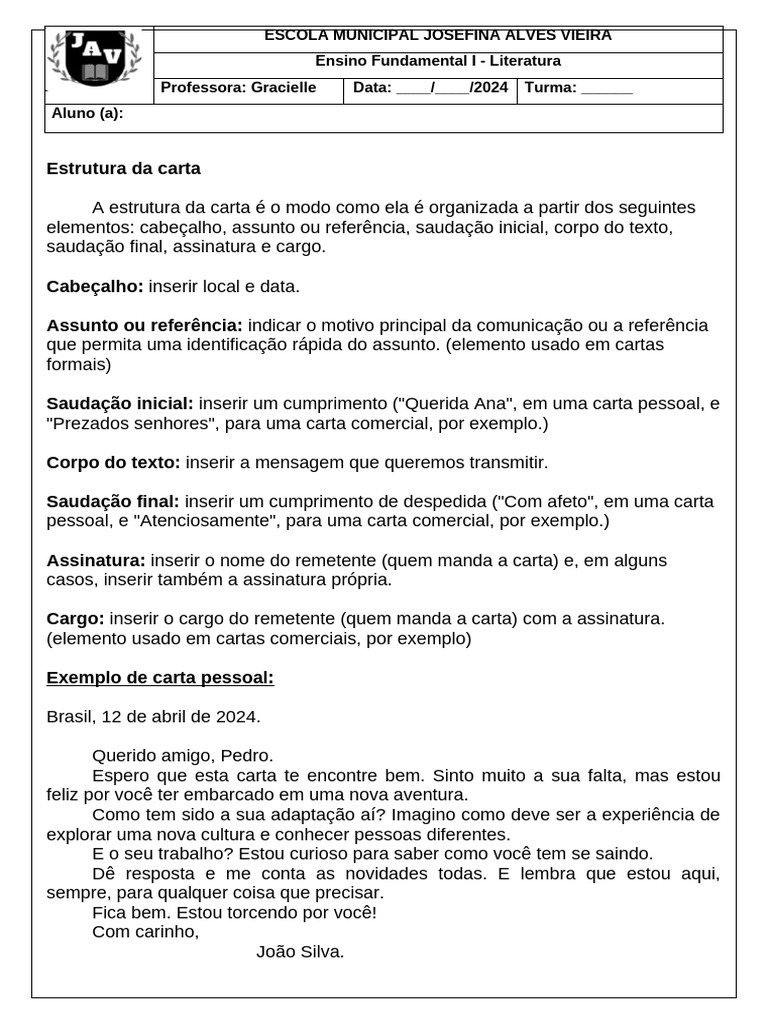 Carta 2 | PDF