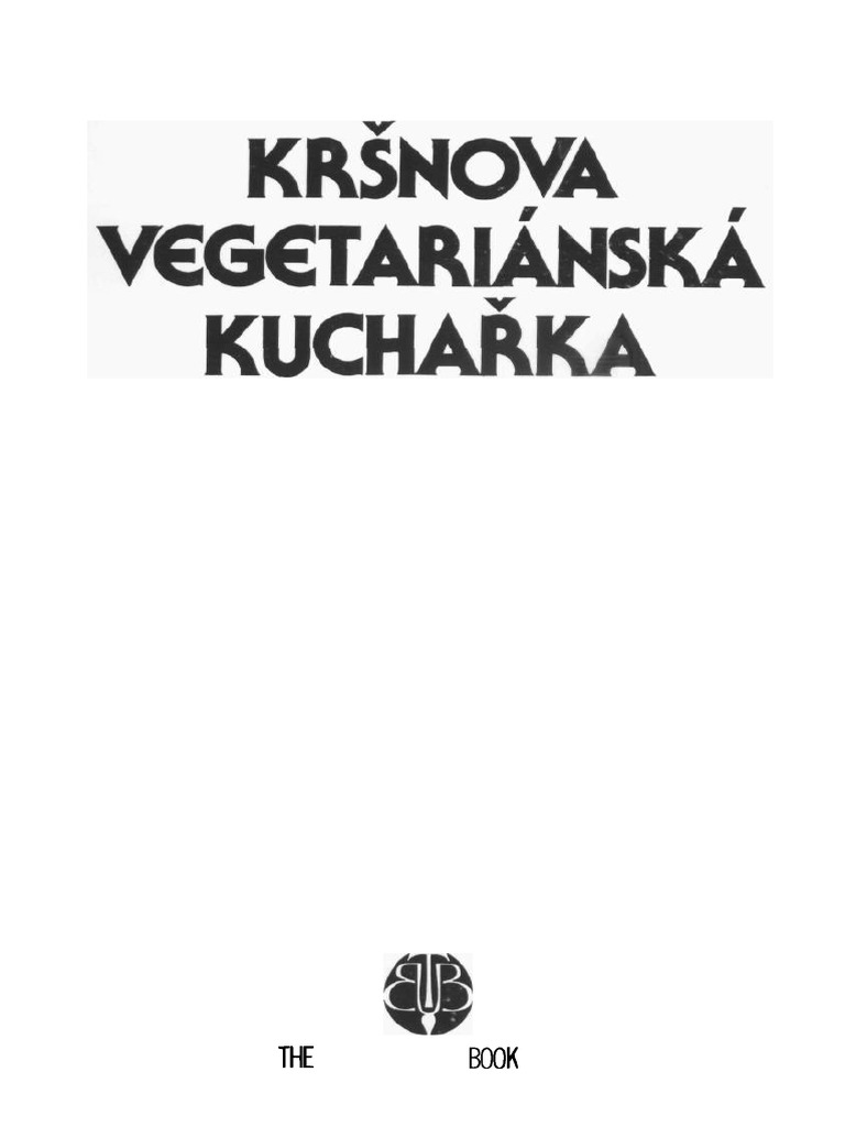 Krsnova Vegetarianska Kucharka (CZ) | PDF