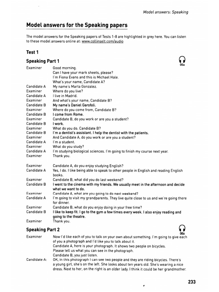 Dialouge For Speaking Test | PDF