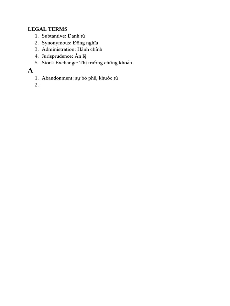Legal Terms | PDF