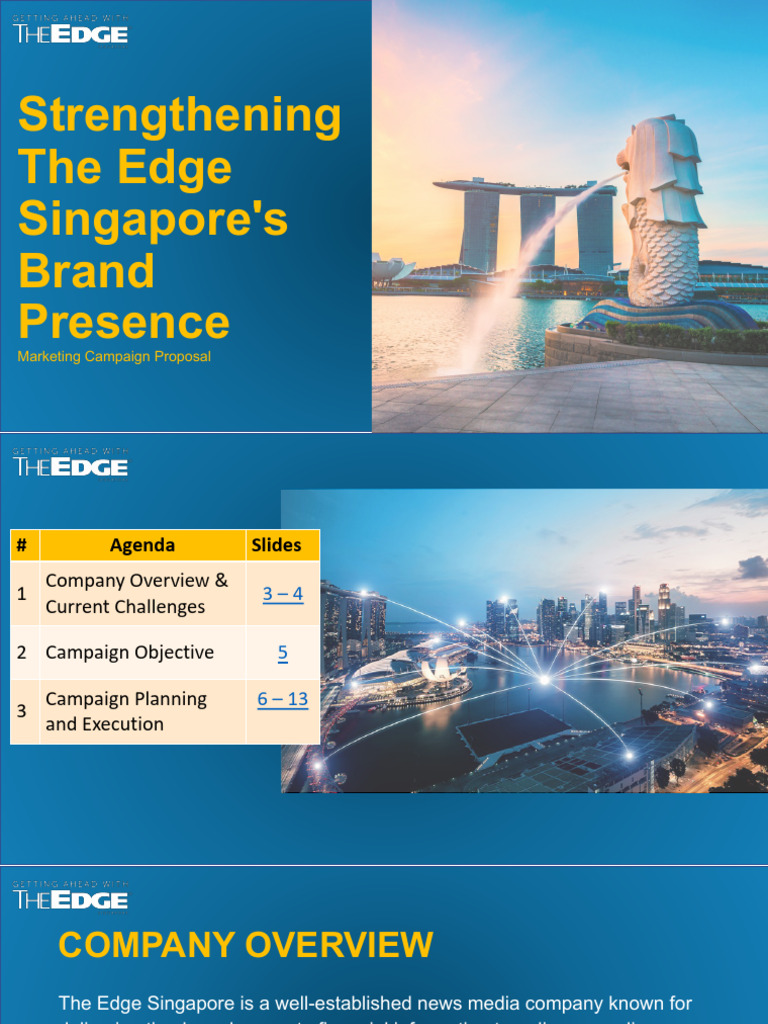 The Edge Singapore - Case Study | PDF | Advertising | Cyberspace