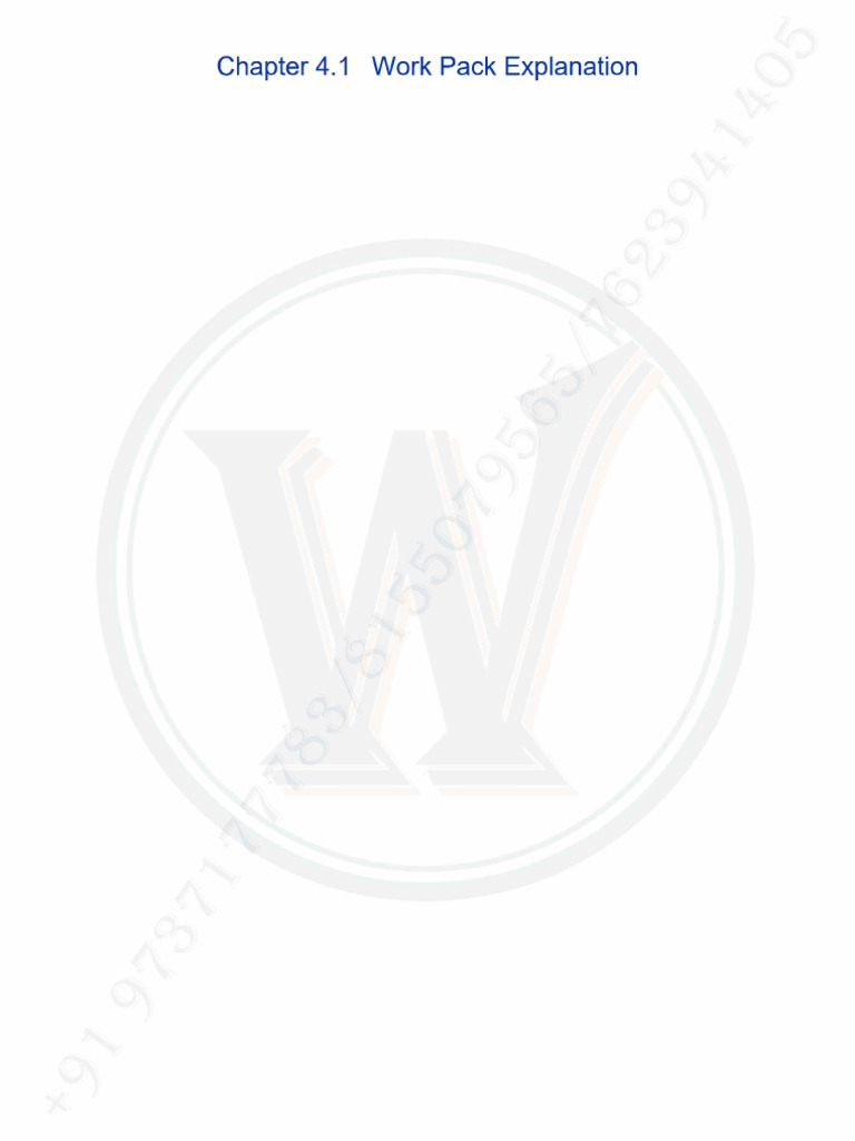 Practice - Work Pack WQT WPQR | PDF