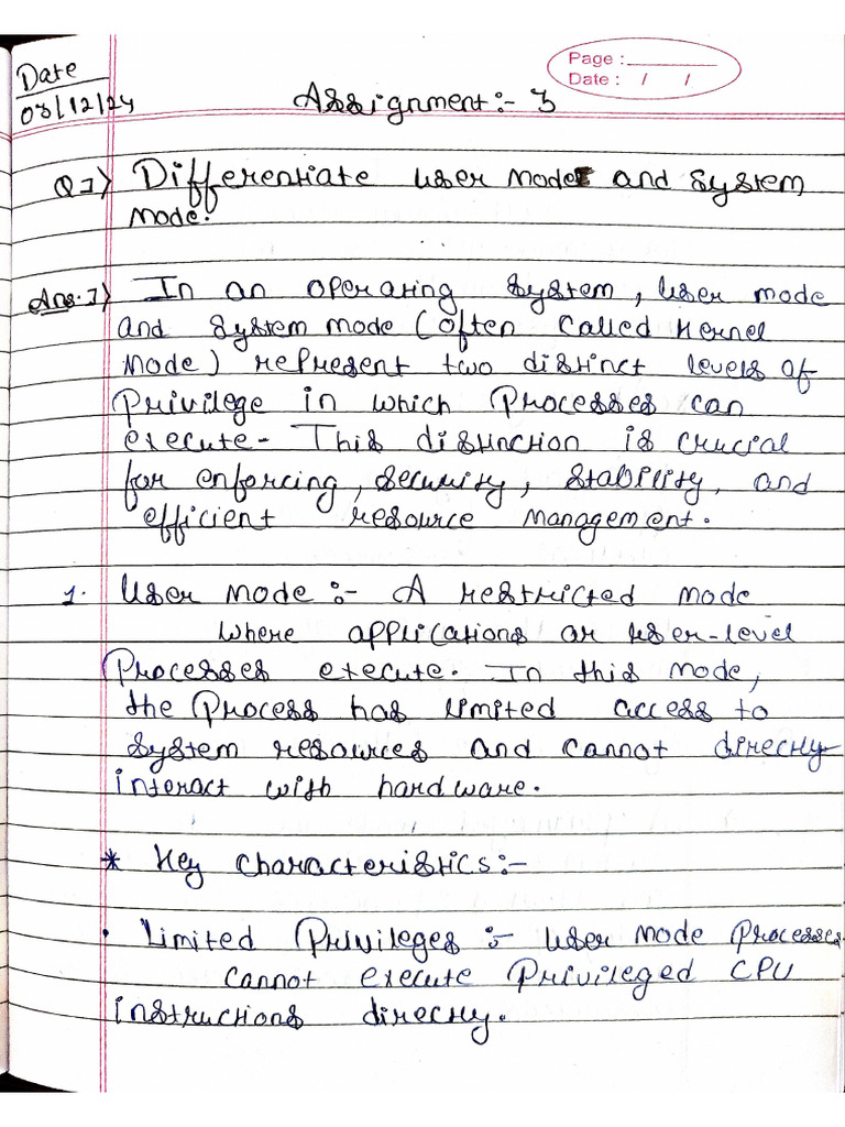 Os Assignment - 3 | PDF