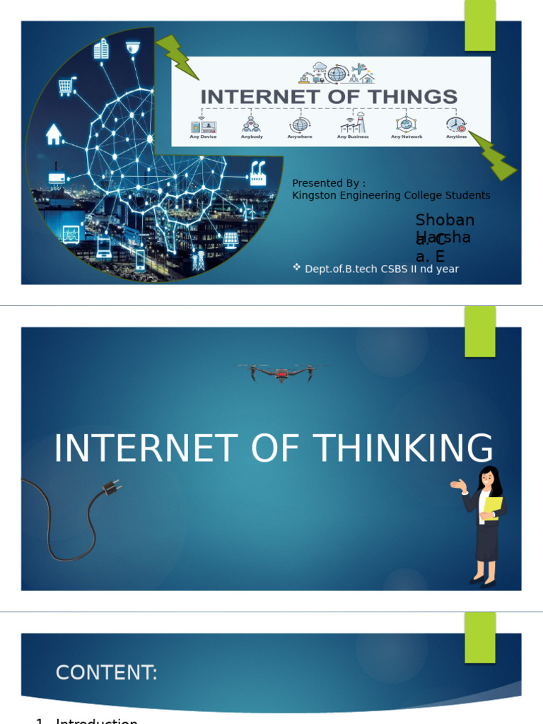 IoT Overview and Future Trends Presentation | PDF | Internet Of Things ...