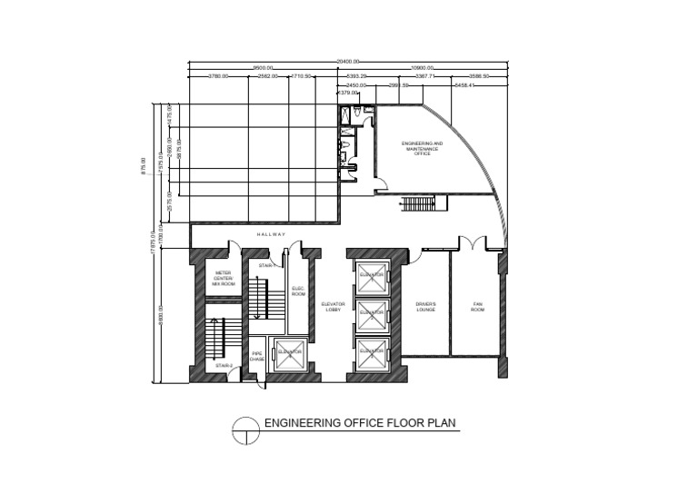 Engineering Office Floor Plan Layout | PDF | Manufactured Goods | Transport