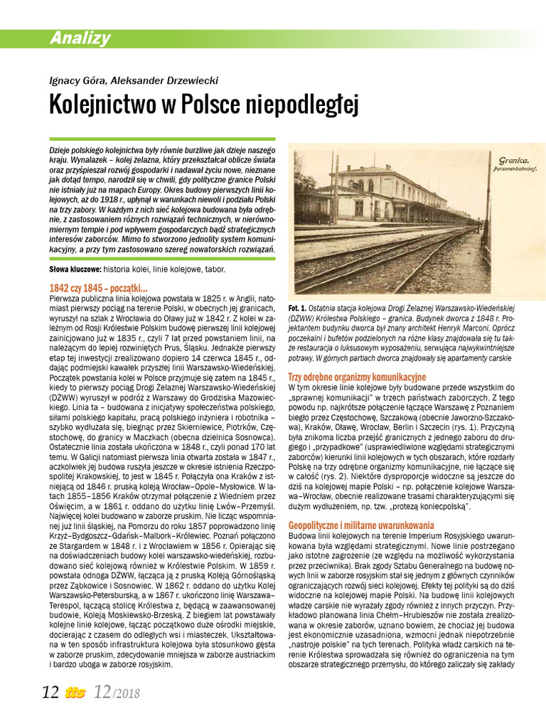 Kolej W Polsce | PDF