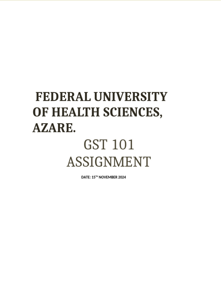 GST-1 | PDF