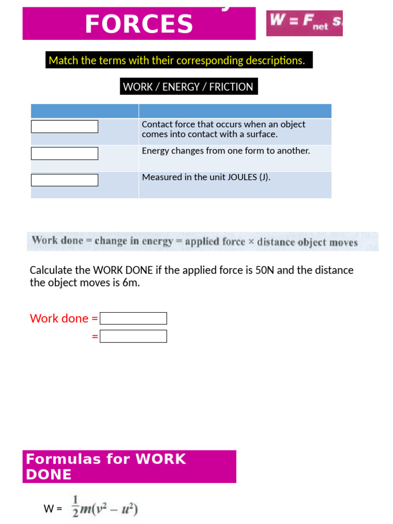 Physics Work and Energy Guide | PDF | Potential Energy | Mechanical ...