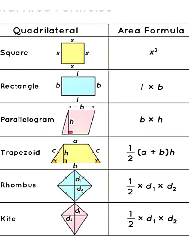 Area worksheets | PDF