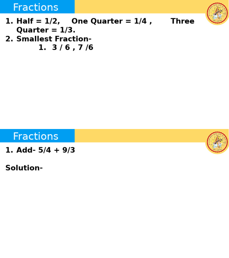 Fraction | PDF