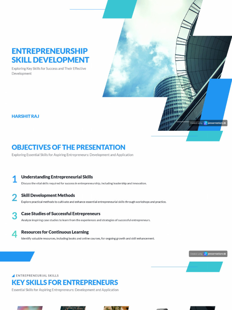 Essential Skills For Aspiring Entrepreneurs - Development and ...