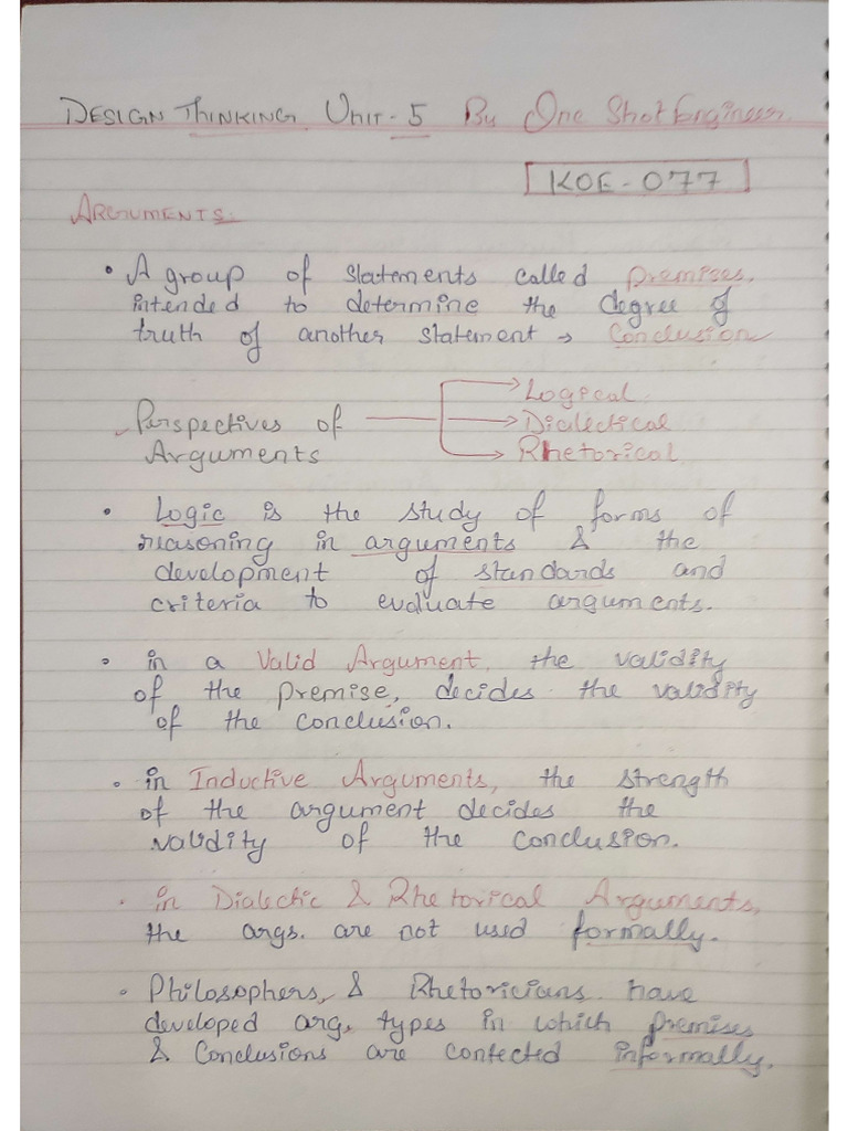 Design Thinking Unit 5 | PDF