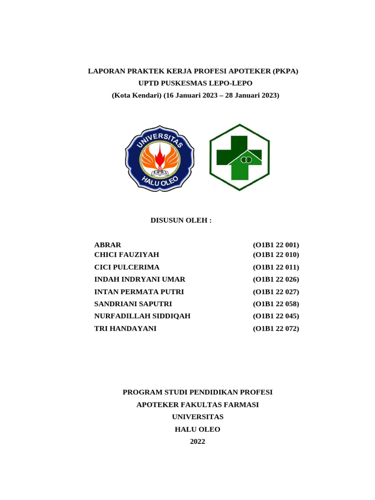 Laporan Lengkap Pkm Format Kompre | PDF