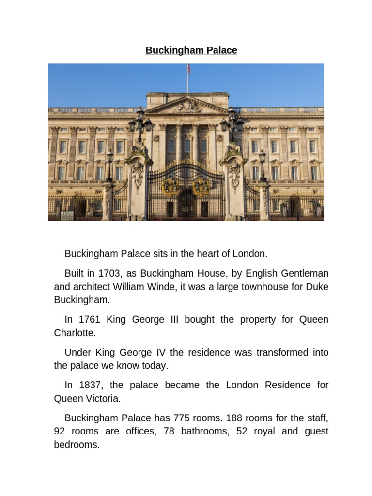 Buckingham Palace | PDF