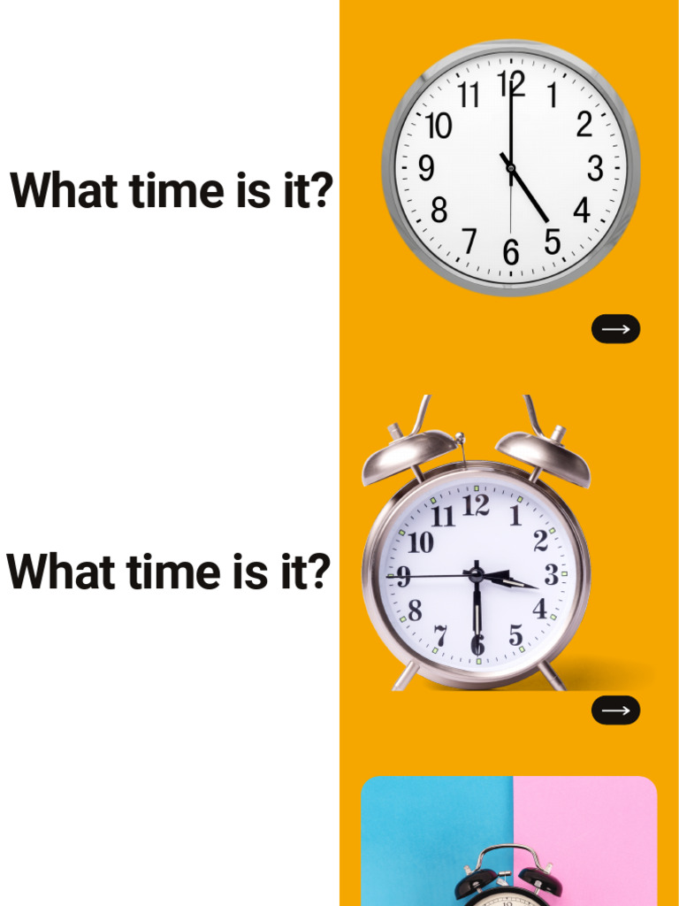 What Time Is It | PDF