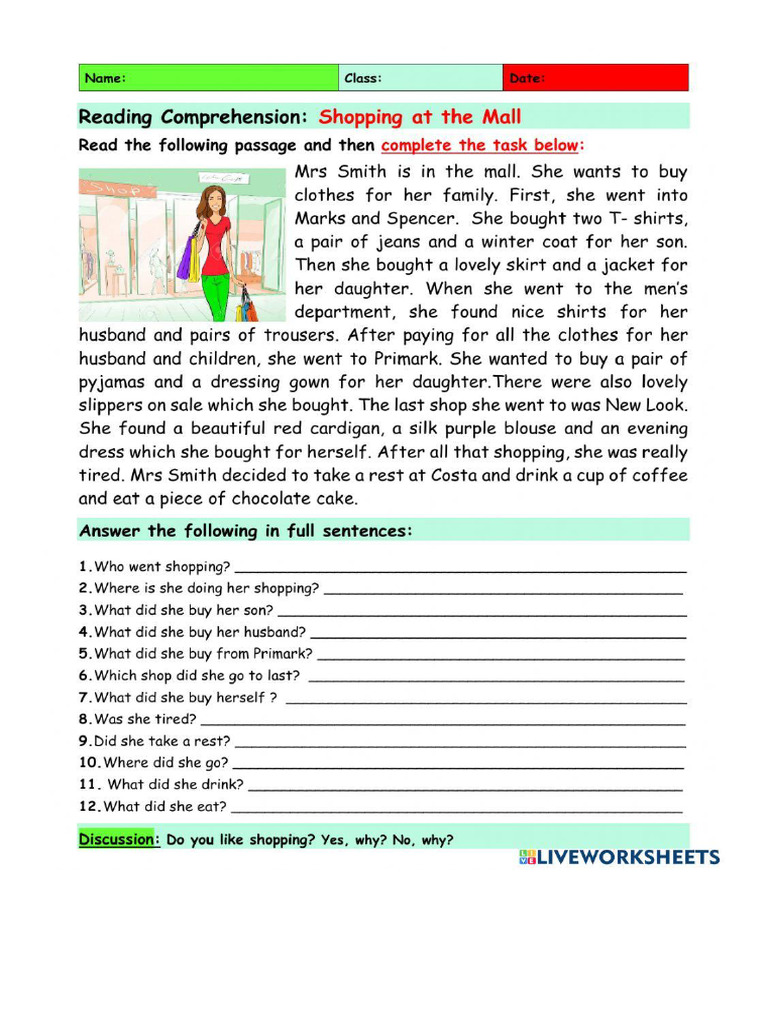 Reading Shopping | PDF