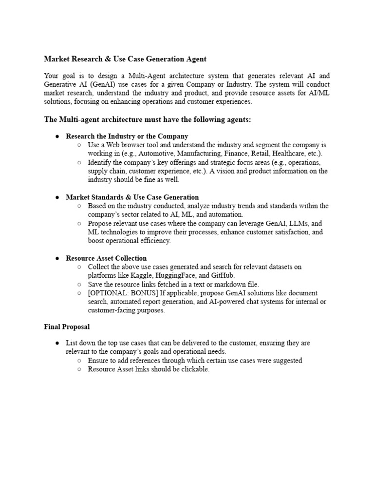 Generative AI Engineer Assignment | PDF | Artificial Intelligence | Intelligence (AI) & Semantics