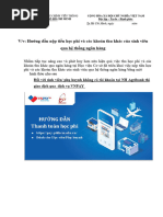 Thông Báo Đóng Học Phí Epu - Bidv | PDF