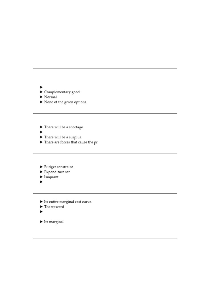 ECO401 - Final Term Papers 06-1 | PDF | Marginal Cost | Economic Surplus