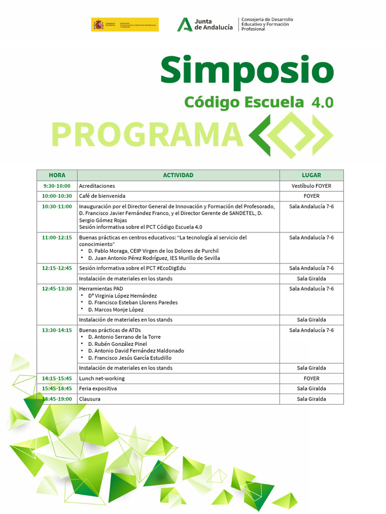 Agenda del Evento de Innovación Educativa | PDF