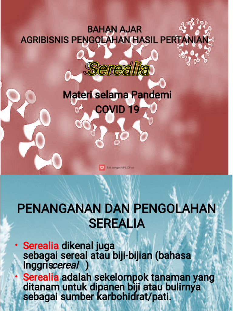 Serealia Bahan Ajar | PDF