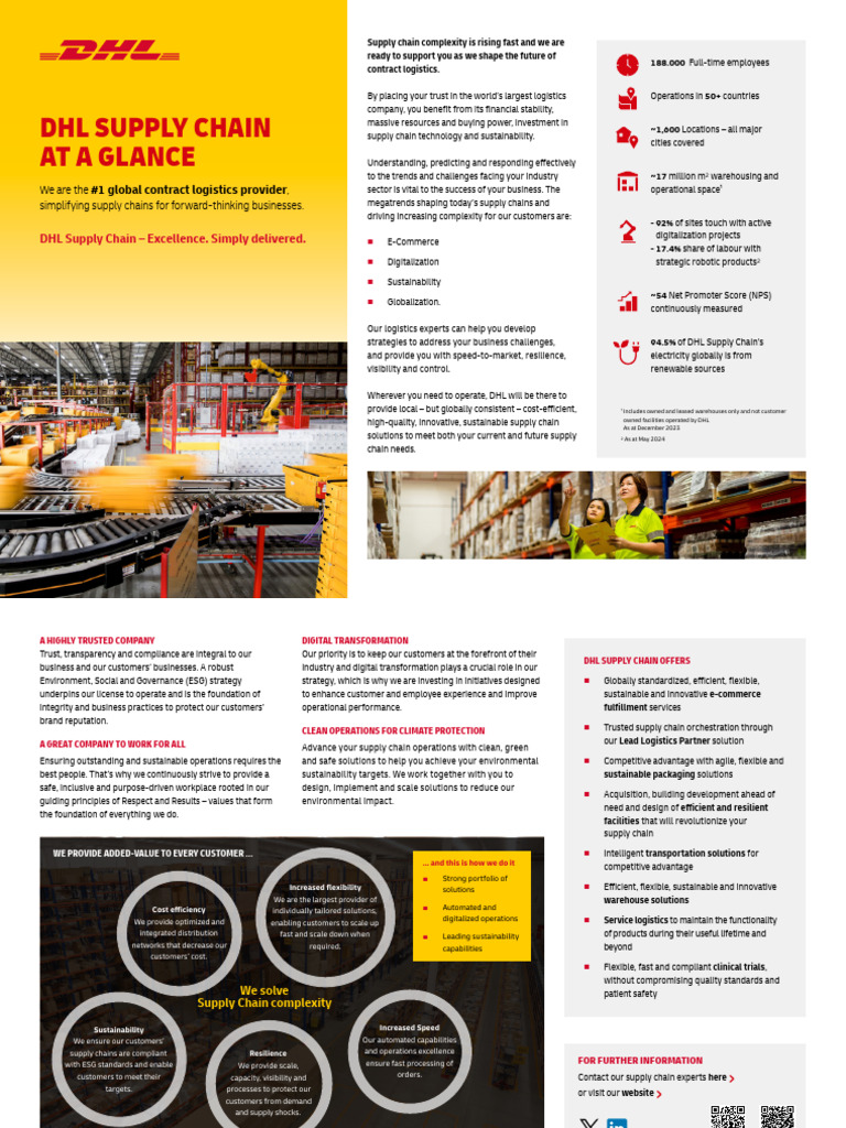 DHL Supply Chain: Navigating Complexity | PDF | Supply Chain ...