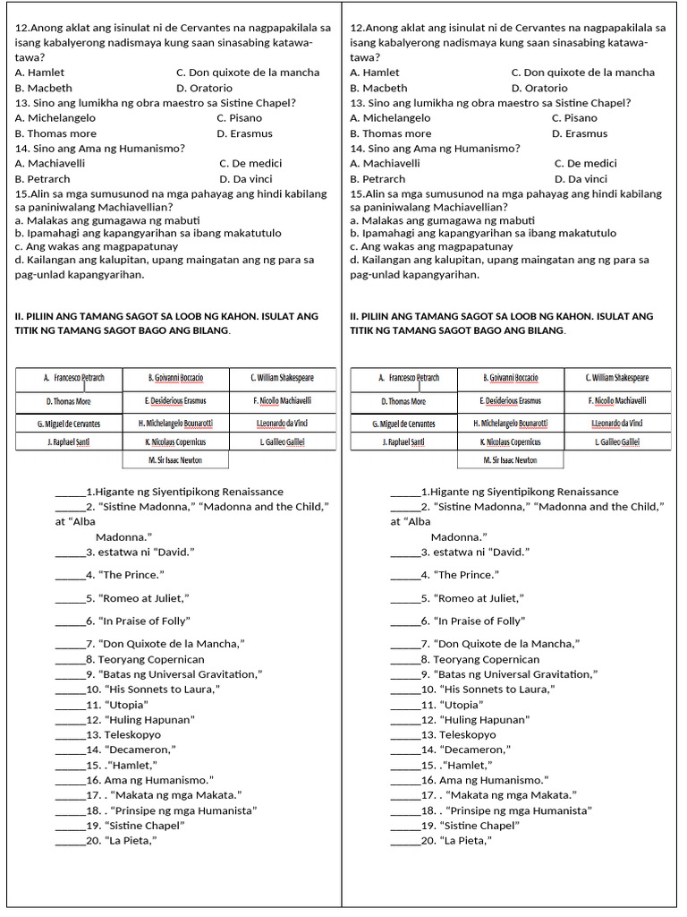 g8. Summative 1 Qtr3 | PDF